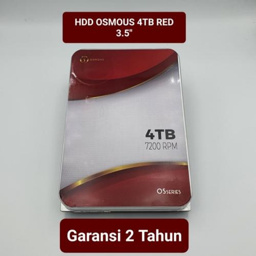 Jual HDD 4TB HARDISK 4TB Internal Pc 7200Rpm Osmous Red Hard Disk 3.5" - Jakarta Pusat ...