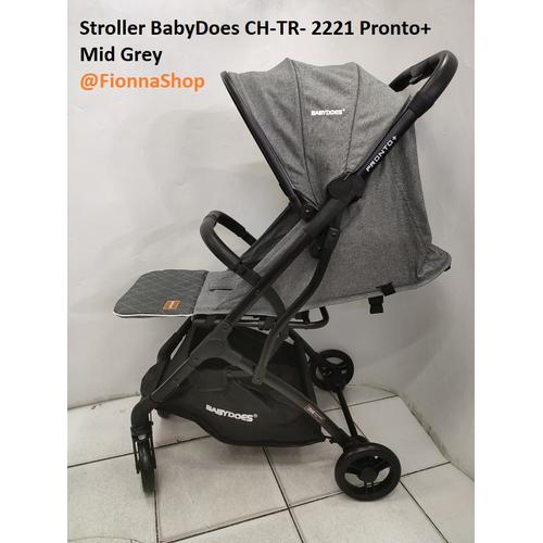 Jual Stroller BabyDoes CH-TR- 2221 Pronto + Plus - Plus-Mid Grey - Jakarta Barat - FionnaShop ...