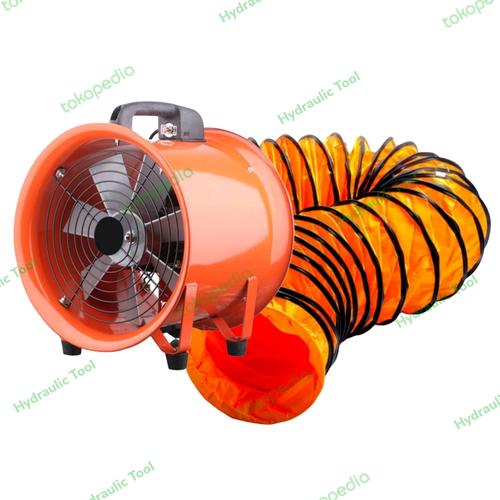 Jual Blower 8" Inch PORTABLE Ventilator Axial Fan - +Selang 10M ...