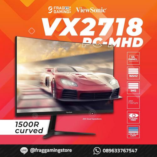 Jual ViewSonic VX2718 PC - mhd 27 inch 165Hz 1ms Curved Gaming Monitor ...