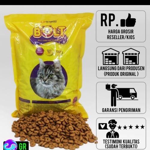 Promo Bolt Tuna Dry Cat food kimble Donat pakan makan Kucing grosir 800 ...