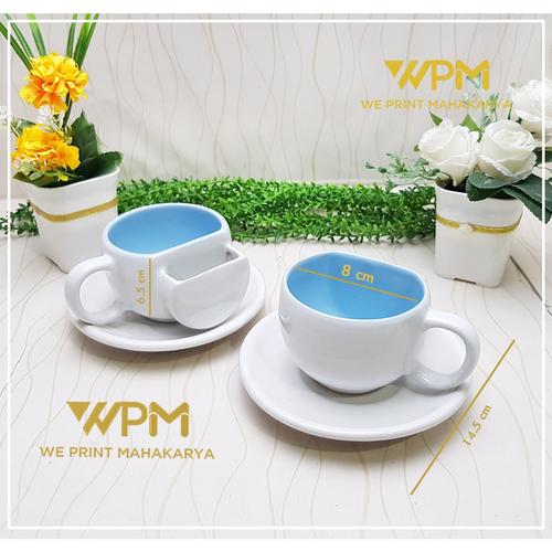 Jual MUG COOKIES / MUG OREO / MUG DAN PIRING COOKIE - OREO BIRU ...