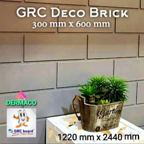 Jual GRC Deco Brick 300 mm x 600 mm / Wall Panel Deco Brick / Deco ...