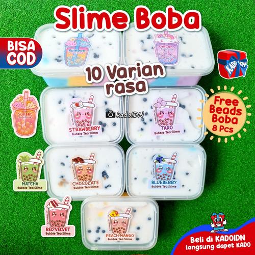 Jual Boba Slime 200gr by kadokado.idn - Strawberry - Kota Malang ...