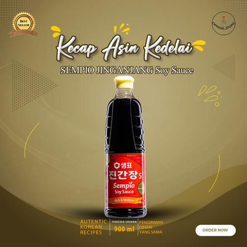 Jual Sempio JINGANJANG 930ml Soy Sauce Jin S Kecap Asin Kedelai Korea ...