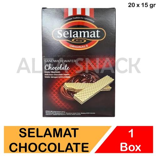 Jual Wafer Selamat Chocolate Kemasan Box 20 x 15 gram - Kab. Sidoarjo ...