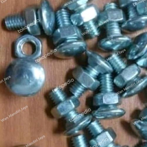 Jual Baut mur cb tray m8 x 20mm galvanis putih - Jakarta Pusat - Wan ...