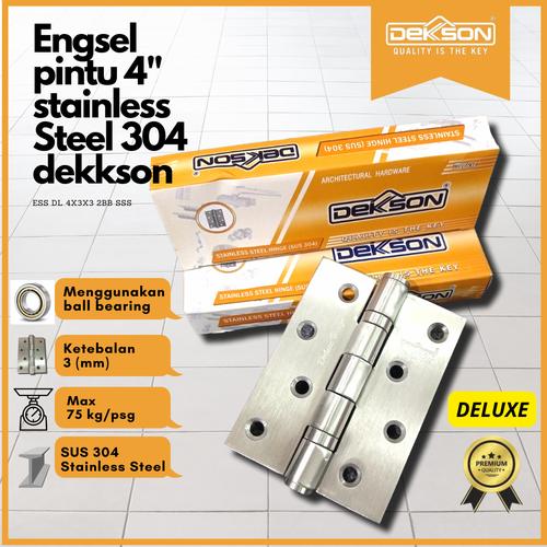 Jual engsel pintu rumah dekson 4 inch stainless steel 304 tebal 3 mm ...