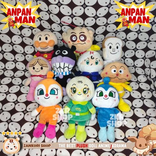 Jual BONEKA AKACHANMAN, CREAMPANDA, BAIKINMAN STUFFED PLUSH ANPANMAN ...