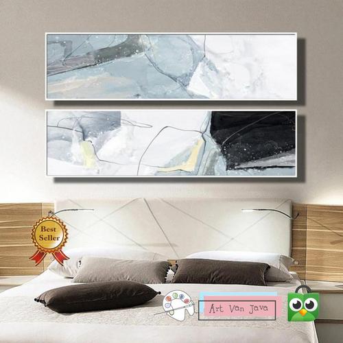 Jual lukisan minimalis modern art frame hiasan dinding dekorasi rumah ...