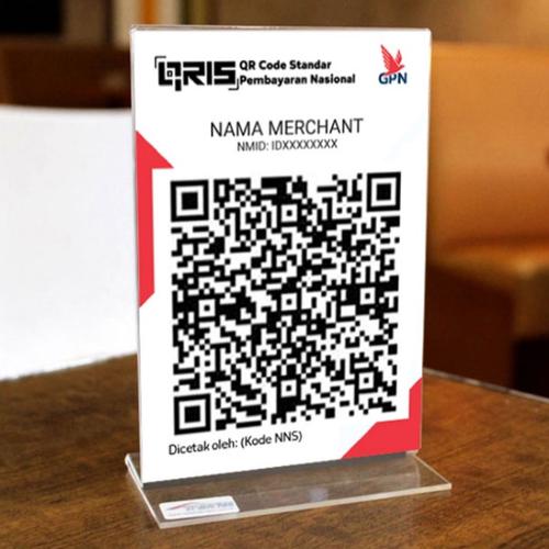 Jual Akrilik A5 Type T+ POSTER BARCODE NOMOR MEJA QRIS 2 Muka - Jakarta ...