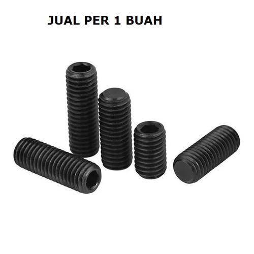 Jual Baut L Tanam Diameter m 3 Panjang 8 mm Full Drat Socket Set Screw ...