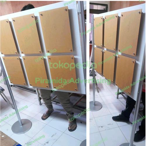 Jual PAPAN 150cm berdiri standing kantor display kertas buletin ...