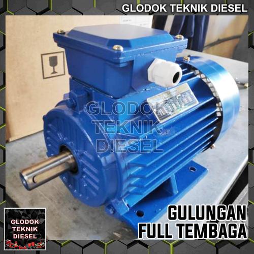 Jual Dinamo Electric Motor 1/4 HP 0.18 KW 3 PHASE 6 POLE Gulungan Tembaga - Kota Tangerang ...