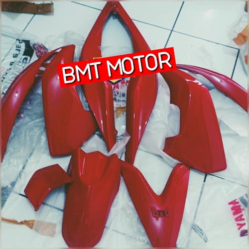 Jual Paket body halus full set Aerox 155 old merah glosy original ...