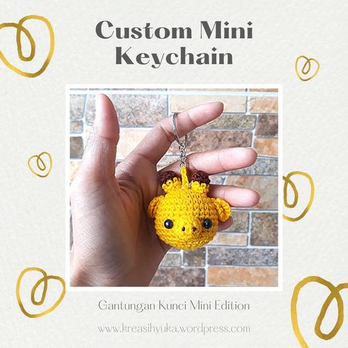 Jual Gantungan Kunci Rajut Amigurumi (Part 1) | Custom Crochet Keychain ...