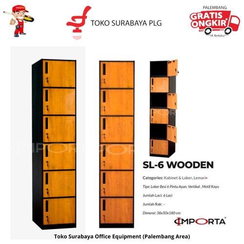 Jual Loker Filling Cabinet 4 susun Locker Besi Importa IMP SL 6 Wooden ...