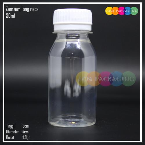 Jual BOTOL PLASTIK ZAMZAM 80ML FIT 60ML ZAM ZAM LN KEMASAN MINUMAN JELY ...