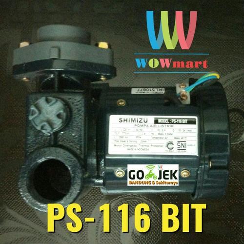 Jual POMPA AIR SHIMIZU PS116BIT PS 116 BIT PS116 (125 WATT) 24 Jam NON ...