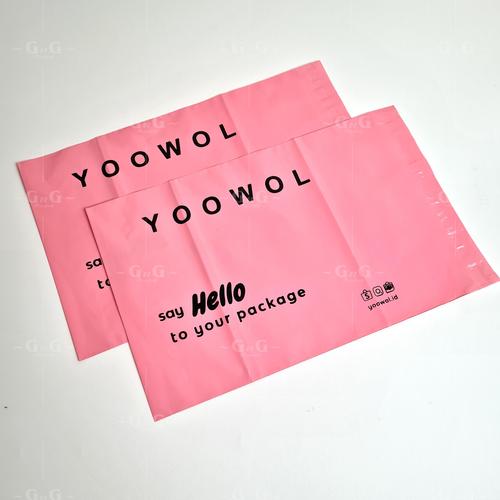 Jual Plastik Polymailer Packing Amplop Pink Premium Custom Print ...