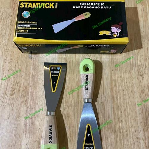 Jual Kape gagang kayu STAMVICK 2 INCH /Scraper dempul gg kayu stamvick ...