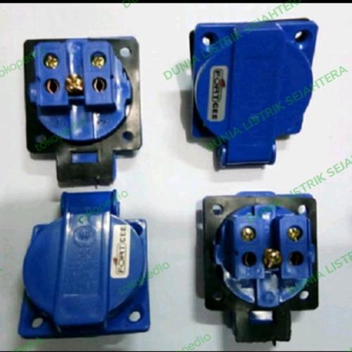 Jual Socket / Stop Kontak Panel Mounting 2P / 2 Pole 16A 220V Merk Fort CEE - Jakarta Pusat ...