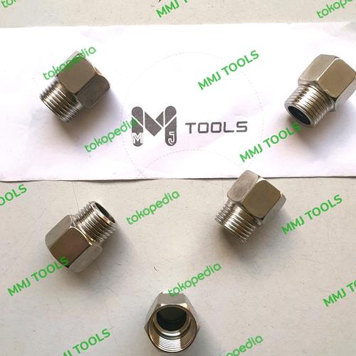 Jual Dobel nepel stainless drat luar dalam 1/2"- Volk/Flok Ring ...