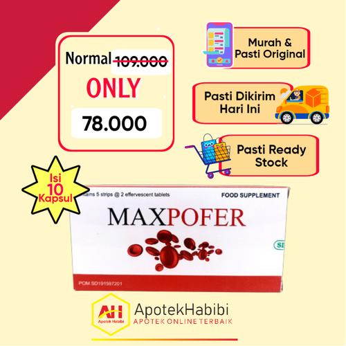 Jual MAXPOFER MAKPOFER MAXPOPER BOX 10 TABLET EFFERVESENT OBAT ...