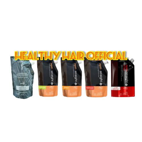 Jual Matrix Opti Straigh 500ML Step 1 & 2 - Obat Pelurusan Rambut - 500 ...