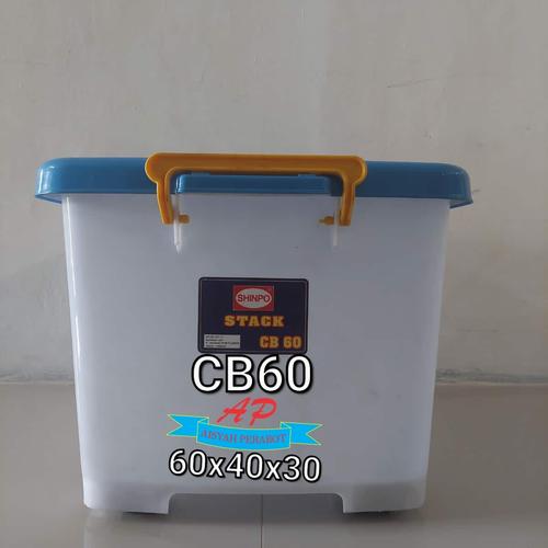 Jual KONTENER BOK CB 60 BAHAN PELASTIK BERKUALITAS MEREK SHIMPOO 58X40X30CM - CB 8 30X20X18 ...