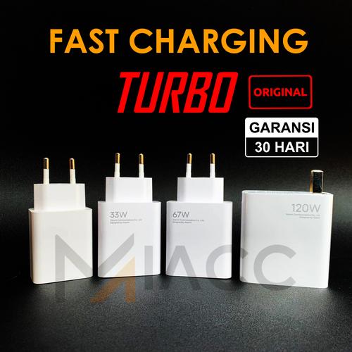 Promo CHARGER XIAOMI REDMI POCO TURBO FAST CHARGING USB TYPE C 33W 67W ...