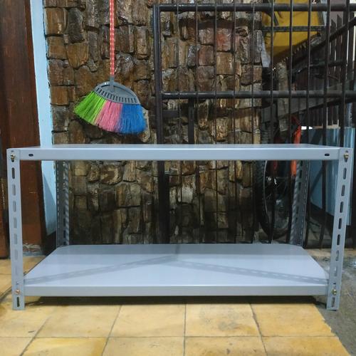 Jual Meja besi / meja kompor / Rak besi 2 susun - Hitam, P100XL40XT50 ...