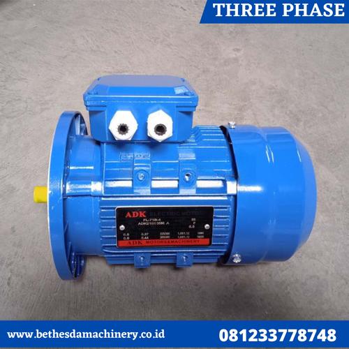 Jual Motor Electro Dinamo 10 Hp 7.5 Kw Penggerak ADK 3 Phase 6 4 2 Pole ...
