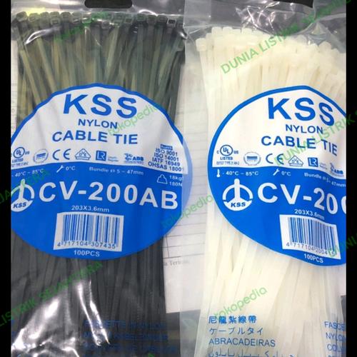 Jual Kabel Ties CV-200 Kabel Ties 20 cm KSS - Putih - Jakarta Pusat - DUNIA LISTRIK SEJAHTERA ...