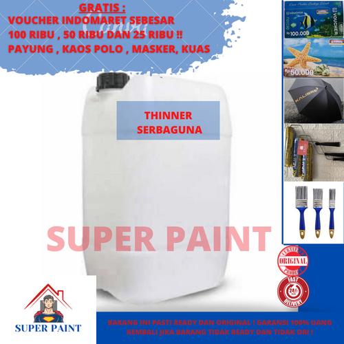 Jual THINNER PU PREMIUM 20L / THINER POLYURETHANE SELEVEL PROPAN 20 ...