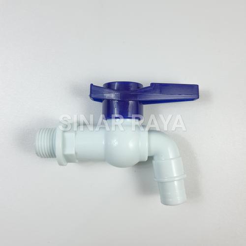 Jual Kran Air Plastik 1/2 Inch Owner / Kran Air PVC 1/2 Inch Keran ...