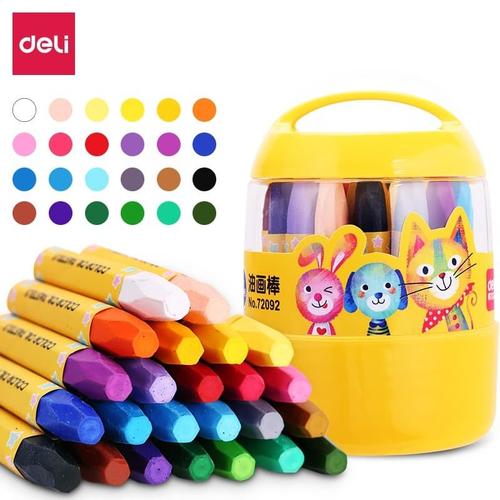 Jual ALAT MENGGAMBAR KRAYON ISI 24 WARNA / ALAT LUKIS CRAYON ANAK - 24W ...