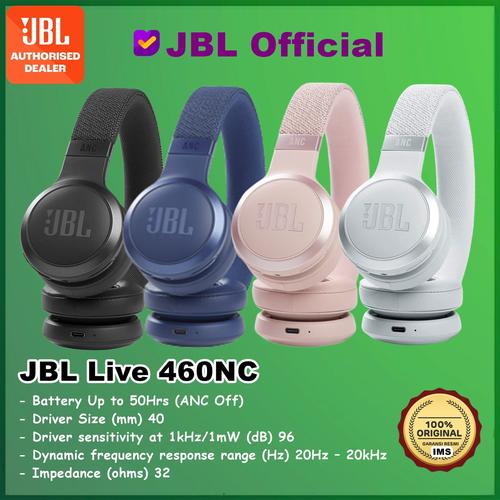 Promo JBL Live 460 NC 460NC Wireless Bluetooth on-ear NC headphones ...