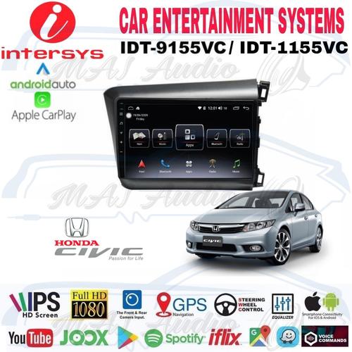 Jual Head Unit Android Intersys 9 inch OEM CIVIC 2012-2015 soket PNP ...