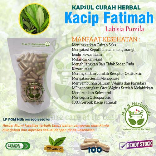 Promo KACIP RUMPUT FATIMAH 100 Kapsul Curah Herbal Libido Menopause ...