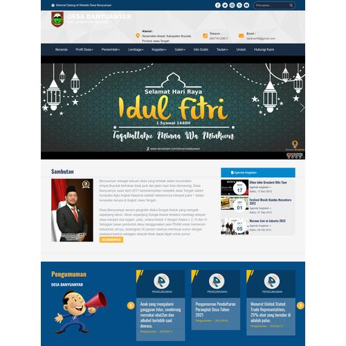 Jual Website Company Profile Template Web Dinas Instansi Pemerintah - Kota Bekasi - Blitzsoft ...
