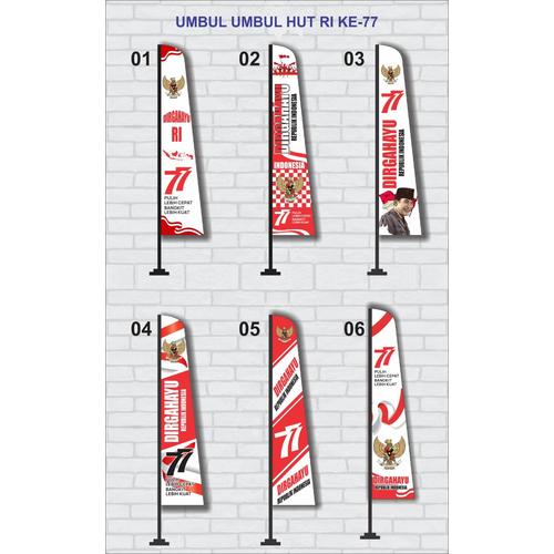 Jual BENDERA UMBUL UMBUL MERAH PUTIH HUT RI 77 / BENDERA KEMERDEKAAN RI ...