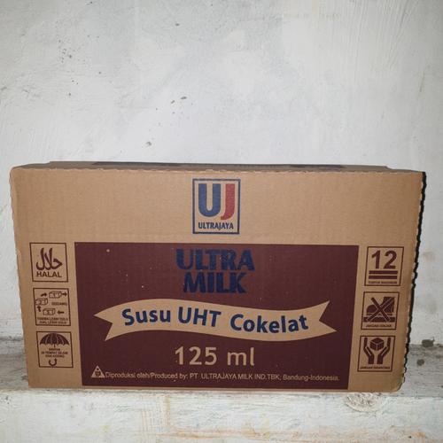 Jual SUSU ULTRA UHT 125ml 1 DUS ISI 40PCS / RASA FULL CREAM-COKLAT ...