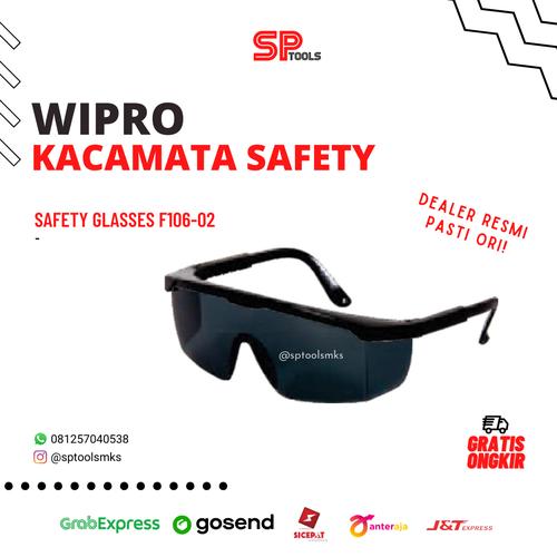 Jual KACAMATA / KACA MATA SAFETY GLASSES / PELINDUNG MATA HITAM WIPRO ...