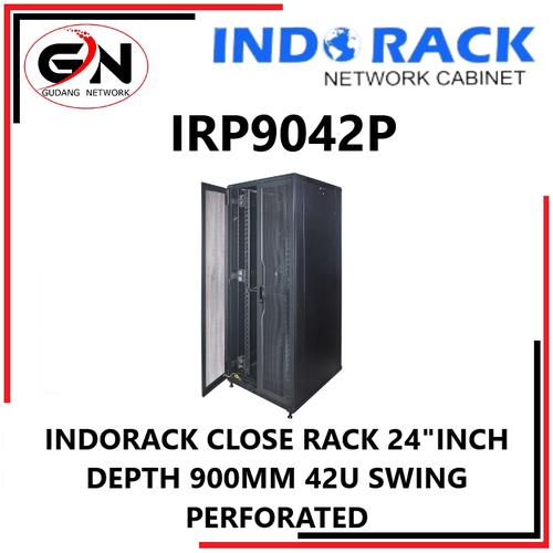 Jual IRP9042P INDORACK CLOSE RACK 24"INCH DEPTH 900MM 42U SWING ...