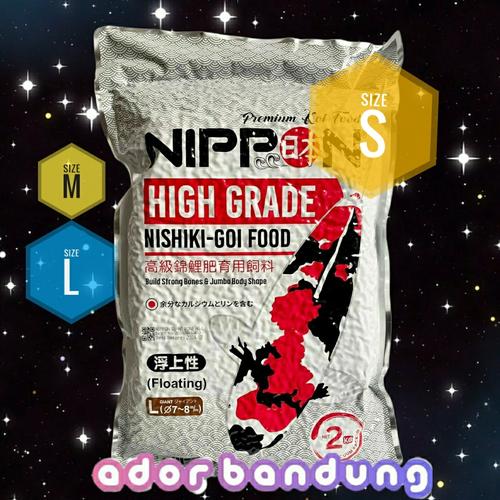 Jual Pakan Pelet ikan koi Nippon Koi Food Giant Bone Original Floating ...
