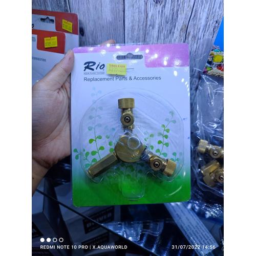 Jual RIO - Co2 Splitter 2 ways / Cabang 2 Arah Aquarium Aquascape ...
