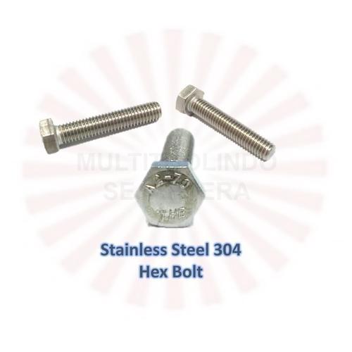 Jual Baut Stainless Steel 304 M6 x 30 SS 304 Baut Hex M6x30 Hex Bolt - Jakarta Barat ...