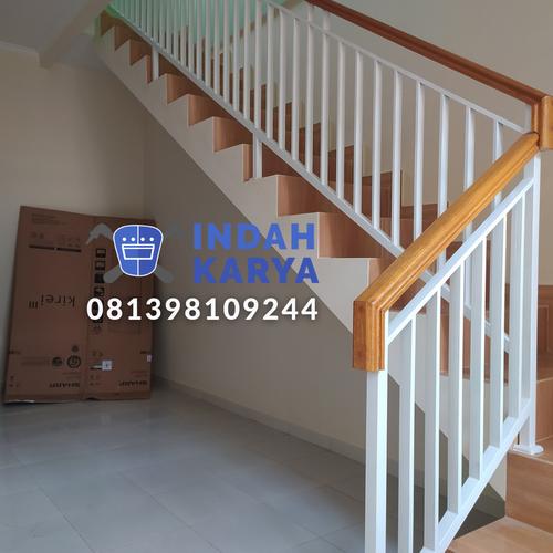 Jual railing tangga handrail kayu dan hand rail besi, Pasar Minggu ...