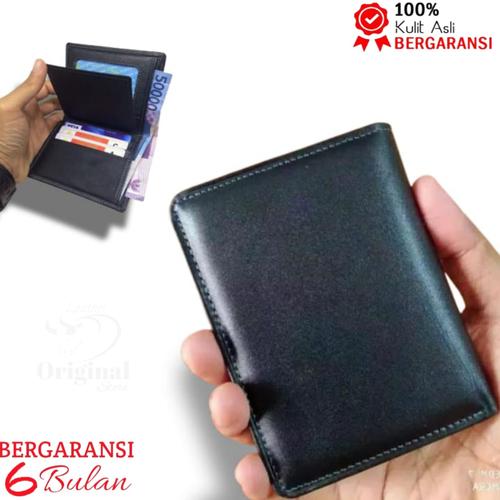 Jual Dompet Kulit Pria 100% ORIGINAL Kulit Asli - Hitam - Kab. Garut ...